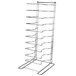 American Metalcraft 19030 11 Slot Pizza Pan Rack