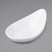 Acopa 2 oz. Bright White Porcelain Slanted Appetizer / Tasting Spoon ...
