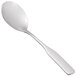 Choice Bethany 6" 18/0 Stainless Steel Bouillon Spoon - 12/Case