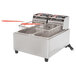 Cecilware EL2X6 Stainless Steel Electric Commerical Countertop Deep ...