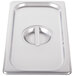 Choice 1/3 Size Stainless Steel Solid Steam Table / Hotel Pan Cover
