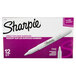 Sharpie 39100 Metallic Silver Bullet Tip Permanent Marker - 12/Pack