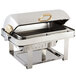 Bon Chef 12004G Elite Rectangle 8 Qt. Dripless Stainless Steel with ...