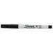 Sharpie 37001 Black Ultra-Fine Point Permanent Marker - 12/Pack