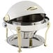 Bon Chef 18000 Elite Round 8 Qt. Dripless Round Stainless Steel with ...