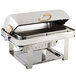Bon Chef 14004 Elite Rectangle 8 Qt. Dripless Stainless Steel with 24K ...