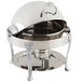 Bon Chef 17014CH Petite 3 Qt. Dripless Round Stainless Steel with ...