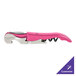 Pulltap's Original Customizable Waiter's Corkscrew with Dark Pink Handle