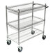 Regency 18" x 36" Shelving Cart with 2 Baskets