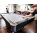 Mizerak P5423W1 Dakota 8' Slate Billiard / Pool Table with Accessories