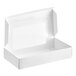 6" x 3 1/4" x 1 1/8" 1-Piece 5 oz. Window White Candy Box - 250/Case