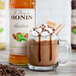 Monin 750 mL Zero Calorie Natural Hazelnut Flavoring Syrup