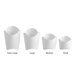 Choice 7.5 oz. Large White Paper Scoop / Tray - 1000/Case