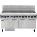 Frymaster FPPH455 Natural Gas 200 lb. 4 Unit High-Efficiency Gas Floor ...