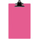 Menu Solutions ACRCLP-D Pink 8 1/2" x 14" Customizable Acrylic Menu ...