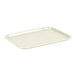 Choice 12" x 16" Beige Plastic Fast Food Tray - 24/Case