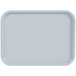 Choice 12" x 16" Gray Plastic Fast Food Tray - 24/Case