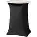 Snap Drape 5SC420200198014 Contour Cover 19" x 17" x 31" Black Spandex ...