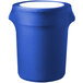 Snap Drape CN420WC44572 Contour Cover 44 Gallon Royal Blue Spandex ...