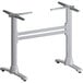 FLAT Tech ST22 22" x 4 3/16" Self-Stabilizing Polished Aluminum Standard Height Table Base with ...