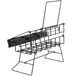 Choice 19" x 11 1/2" x 12 1/4" Black Wire 3 Compartment Airpot Rack ...