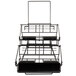 Choice 14" x 23 1/8" x 17 1/2" Black Wire 4 Compartment Airpot Rack ...