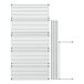 Regency Chrome 5-Shelf Angled Stationary Merchandising Rack - 18" x 48 ...
