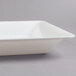 Fineline RC473.WH Platter Pleasers 18" x 12" White Plastic Rectangular ...