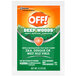 SC Johnson OFF!® 611072 Deep Woods® Insect Repellent Towelettes - 12/Box
