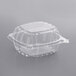Durable Packaging PXT-600 Duralock 6" x 6" x 3" Clear Hinged Lid ...