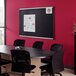 Quartet B343A 24" x 36" Black Embossed Foam Bulletin Board with Silver ...