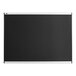 Quartet B344A 36" x 48" Black Embossed Foam Bulletin Board with Silver ...