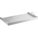 Backyard Pro 32" x 16" Stainless Steel Griddle Plate with 2 1/4" Splash ...