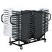 Lifetime 80525 Black Folding Chair Cart