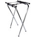 Tablecraft 24 Chrome-Plated Metal Tray Stand - 31"