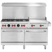 Vulcan SX60F-6B24GP SX Series Liquid Propane 6 Burner 60" Range with 24 ...