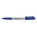 Universal UNV07073 Blue Bullet / Fine Pen-Style Permanent Marker - 12/Pack