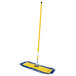 Lavex 24" x 5" All-In-One Microfiber Dust / Dry Mop with 60" Handle