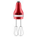KitchenAid KHM512ER Ultra Power Empire Red 5 Speed Hand Mixer with ...