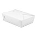 Fold-Pak 03BPWHITEM Bio-Pak White Microwavable Paper #3 Take-Out ...