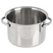 American Metalcraft MPL8 8 oz. Mini Stainless Steel Pot and Lid