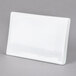 American Metalcraft CMP553 5 1/2" x 3 1/2" Rectangular Ceramic Card Sign