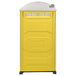 PolyJohn PJN3-1009 Yellow Portable Restroom with Translucent Top ...