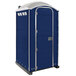 PolyJohn PJN3-1016 Dark Blue Portable Restroom with Translucent Top ...