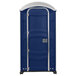 PolyJohn PJN3-1016 Dark Blue Portable Restroom with Translucent Top ...