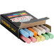 Choice Dustless Chalk: Assorted Color, 12-Count Box