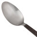 American Metalcraft WVASP 13 1/4" Wavy Aged Stainless Steel Solid Spoon