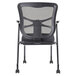Alera ALEEL4914 Elusion Series Nesting Black Mesh Chair - 2/Case
