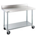 18" x 48" Stainless Steel Work Table (18-Gauge)