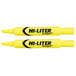 Avery® 98035 Hi-Liter® Fluorescent Yellow Chisel Tip Desk Style ...